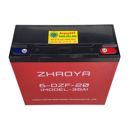 Ắc quy xe máy điện Zhaoya 60V bộ 5 bình | Acquy247